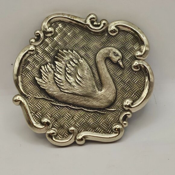 Schwan | Accents | Vintage Schwans Dairy Metal Plate Plaque Dairy ...